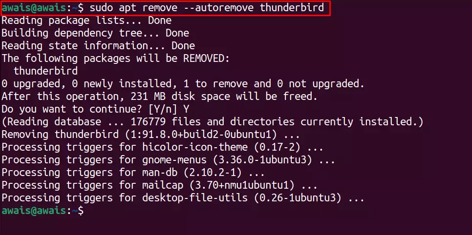 كيفية تثبيت ThunderBird على Ubuntu 22.04 12548_8