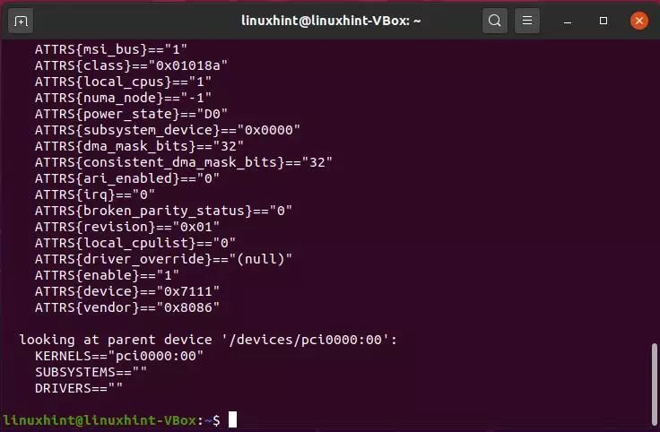 Πώς να χρησιμοποιήσετε το udevadm στο Ubuntu 12550_4