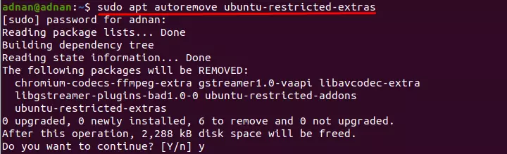 Kako namestiti omejene dodatke Ubuntu 12551_6