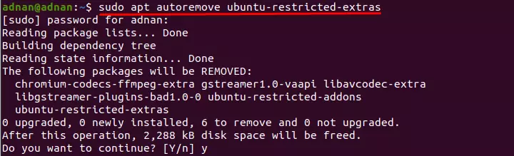 Kako instalirati Ubuntu ograničene dodatke 12551_6