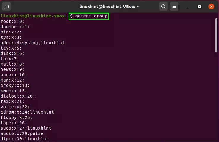 Ubuntu ۾ گروپ ايڊڊ ڪمانڊ ڪيئن استعمال ڪجي 12553_13