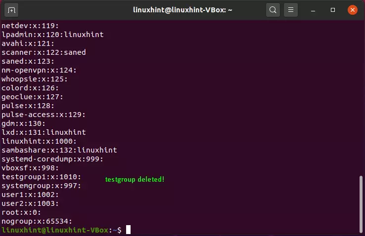 Ubuntu ۾ گروپ ايڊڊ ڪمانڊ ڪيئن استعمال ڪجي 12553_14