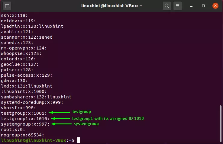 Ubuntu ۾ گروپ ايڊڊ ڪمانڊ ڪيئن استعمال ڪجي 12553_6