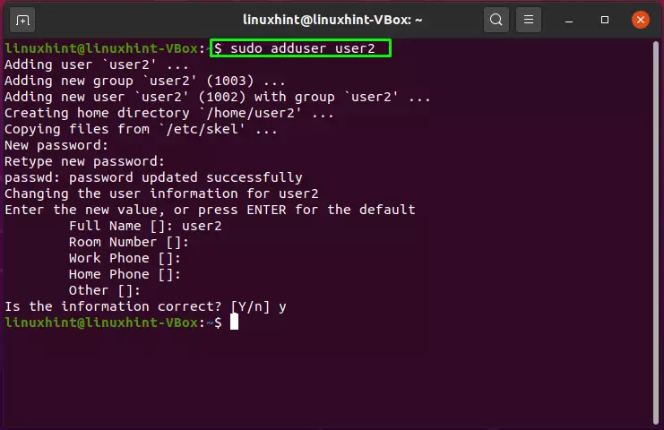 Ubuntu ۾ گروپ ايڊڊ ڪمانڊ ڪيئن استعمال ڪجي 12553_8