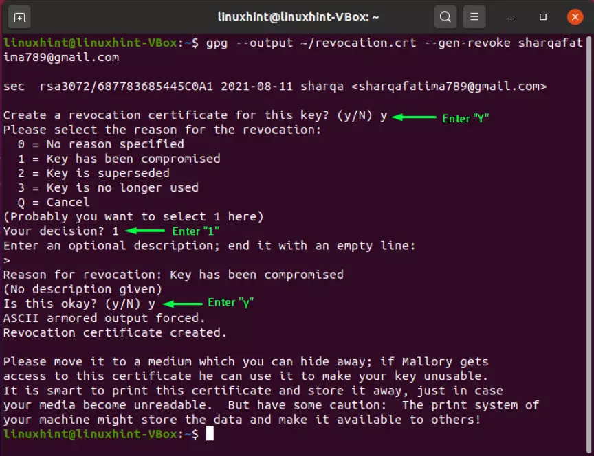 如何在 Ubuntu 上使用 Gpg 命令 12556_11