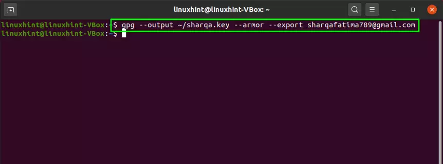 Як використовувати команду Gpg в Ubuntu 12556_15