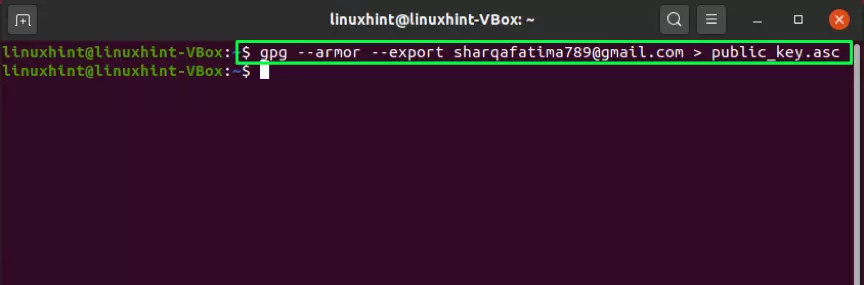Otu esi eji Gpg Command na Ubuntu 12556_18