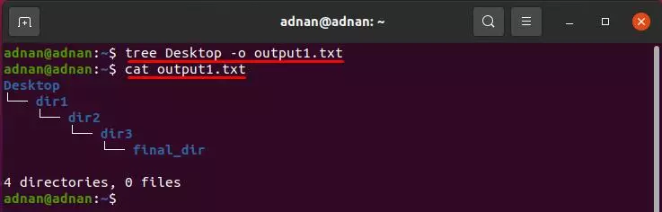 რა არის ხის ბრძანება Ubuntu-ში 12557_11