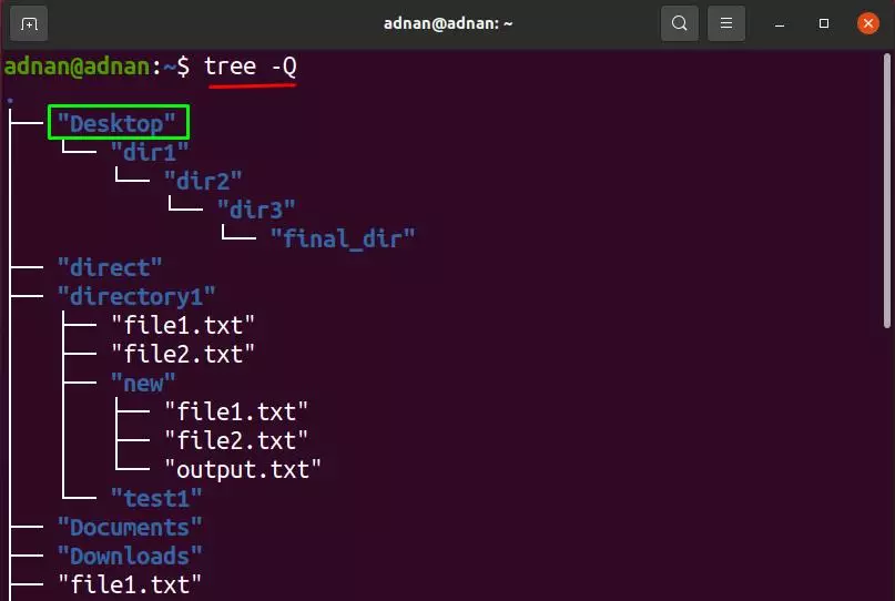 Što je Tree Command u Ubuntuu 12557_12