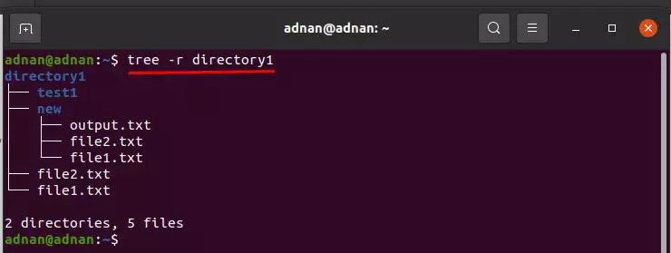 Kodi Tree Command ku Ubuntu ndi chiyani? 12557_23