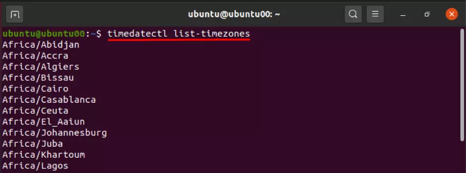 Nola erabili Ubuntu Timedatectl 12565_6