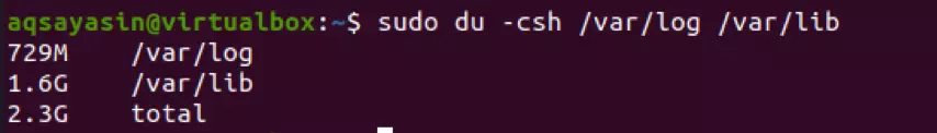 أمر Linux DU مع أمثلة 12571_13