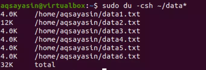 أمر Linux DU مع أمثلة 12571_14