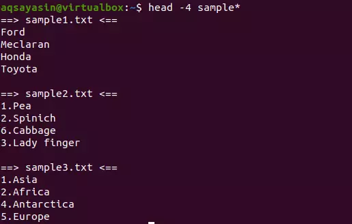 Linux Head Command με παραδείγματα 12575_14