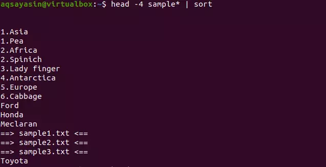 Linux Head Command με παραδείγματα 12575_15