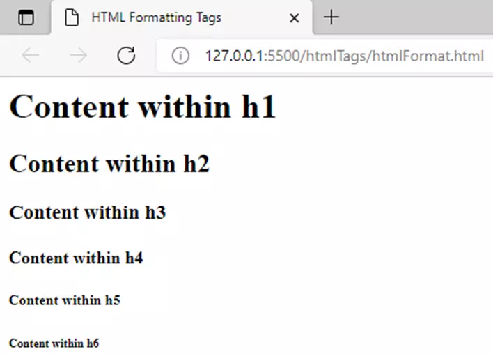 HTML formatirlemesi 12586_1