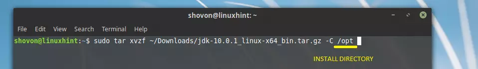I-install ang Oracle Java Development Kit (JDK) 10 sa Linux Mint 19 12598_7