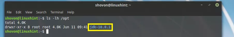Linux Mint 19 に Oracle Java Development Kit (JDK) 10 をインストールします。 12598_9