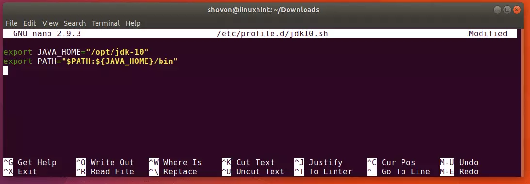 Nainstalujte Oracle JDK 10 na Ubuntu 18.04 LTS 12599_15