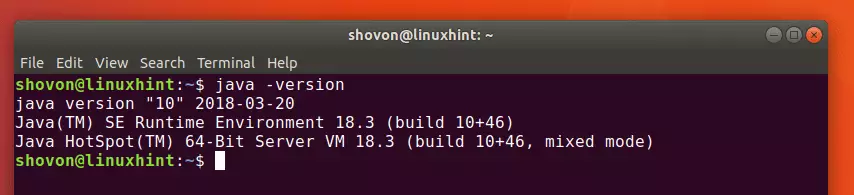 Nruab Oracle JDK 10 ntawm Ubuntu 18.04 LTS 12599_24