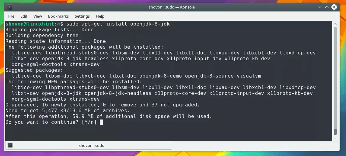 Settu upp OpenJDK 8 á Debian 9 Stretch 12602_4