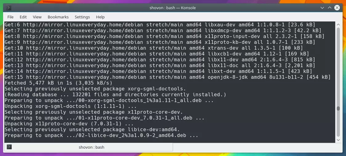 Ynstallearje OpenJDK 8 op Debian 9 Stretch 12602_5