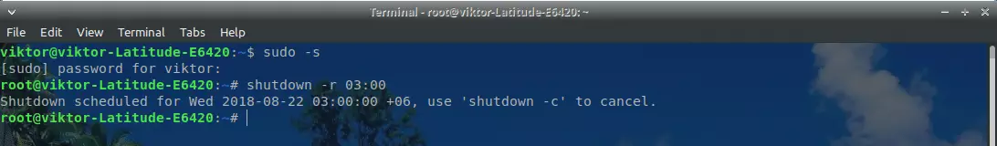 Paano I-shutdown ang Ubuntu 18.04 12604_4