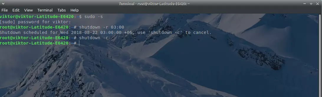 Πώς να τερματίσετε το Ubuntu 18.04 12604_5
