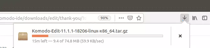 Faʻapipiʻi Komodo IDE ma Komodo Edit ile Ubuntu 12609_26