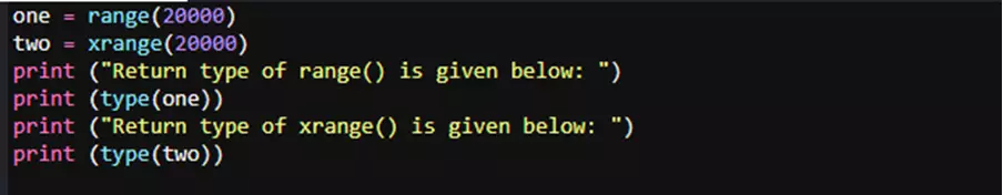 Python で Xrange を使用する方法 12625_1