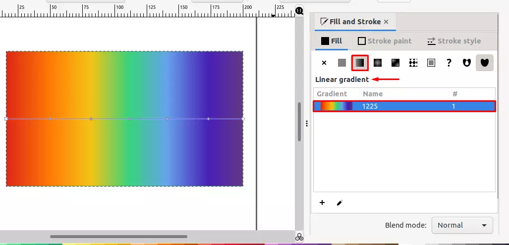 Inkscape ನಲ್ಲಿ ಗ್ರೇಡಿಯಂಟ್ ಅನ್ನು ಹೇಗೆ ರಚಿಸುವುದು 12645_14