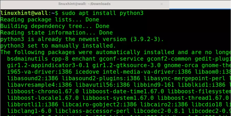 Debian 11 дээр PIP суулгана уу 1264_2