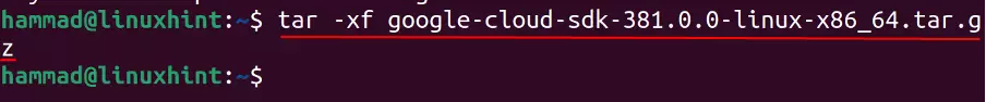 Uyifaka kanjani i-Google Cloud SDK ku-Ubuntu 22.04? 12674_3