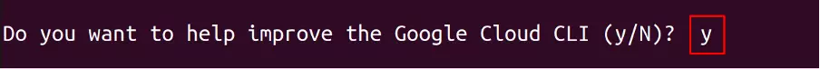 Nola instalatu Google Cloud SDK Ubuntu 22.04-n? 12674_5