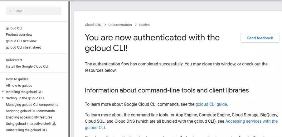 כיצד להתקין את Google Cloud SDK באובונטו 22.04? 12674_8