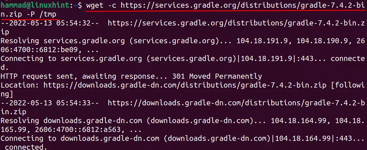 Come installare Gradle su Ubuntu 22.04 12675_3