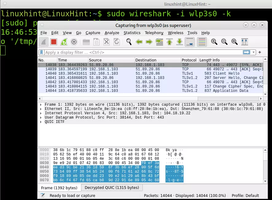 Ungayifaka kanjani i-Wireshark ku-Debian 11 1268_5