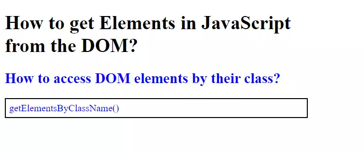 Cum să obțineți elemente din DOM în JavaScript 12690_6