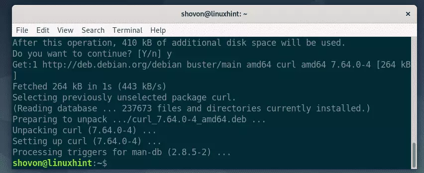 Namestitev Node.js na Debian 10 12729_19