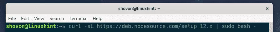 Fa'atuina Node.js ile Debian 10 12729_20
