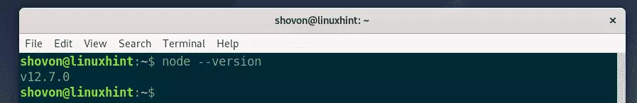Txhim kho Node.js ntawm Debian 10 12729_25