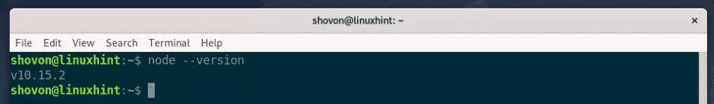 Debian 10-da Node.js quraşdırılması 12729_7