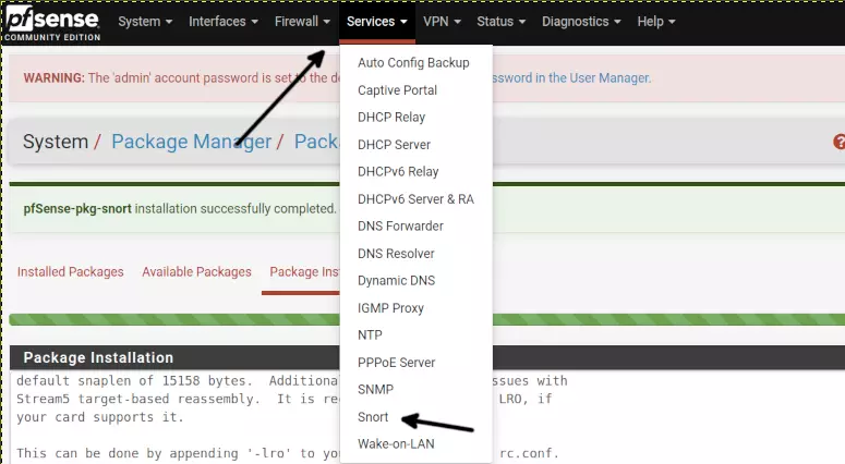 Snort en pfSense 1277_11