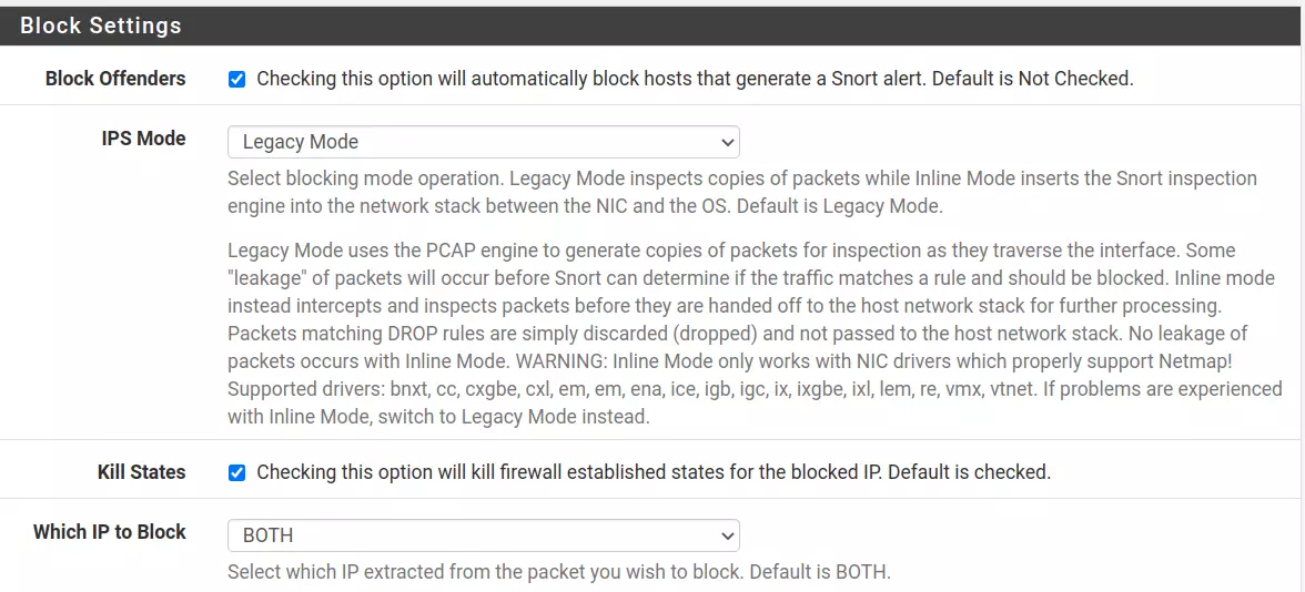 Snort ntawm pfSense 1277_16