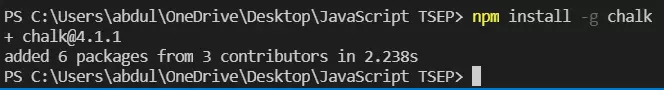 NPM ನೊಂದಿಗೆ JavaScript ಲೈಬ್ರರಿಗಳು/ಪ್ಯಾಕೇಜ್ಗಳನ್ನು ಡೌನ್ಲೋಡ್ ಮಾಡುವುದು ಹೇಗೆ 12783_5