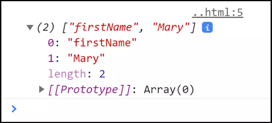 JavaScript Object.keys(), Object.values() iyo Object.entries() hababka - La sharaxay 12796_4