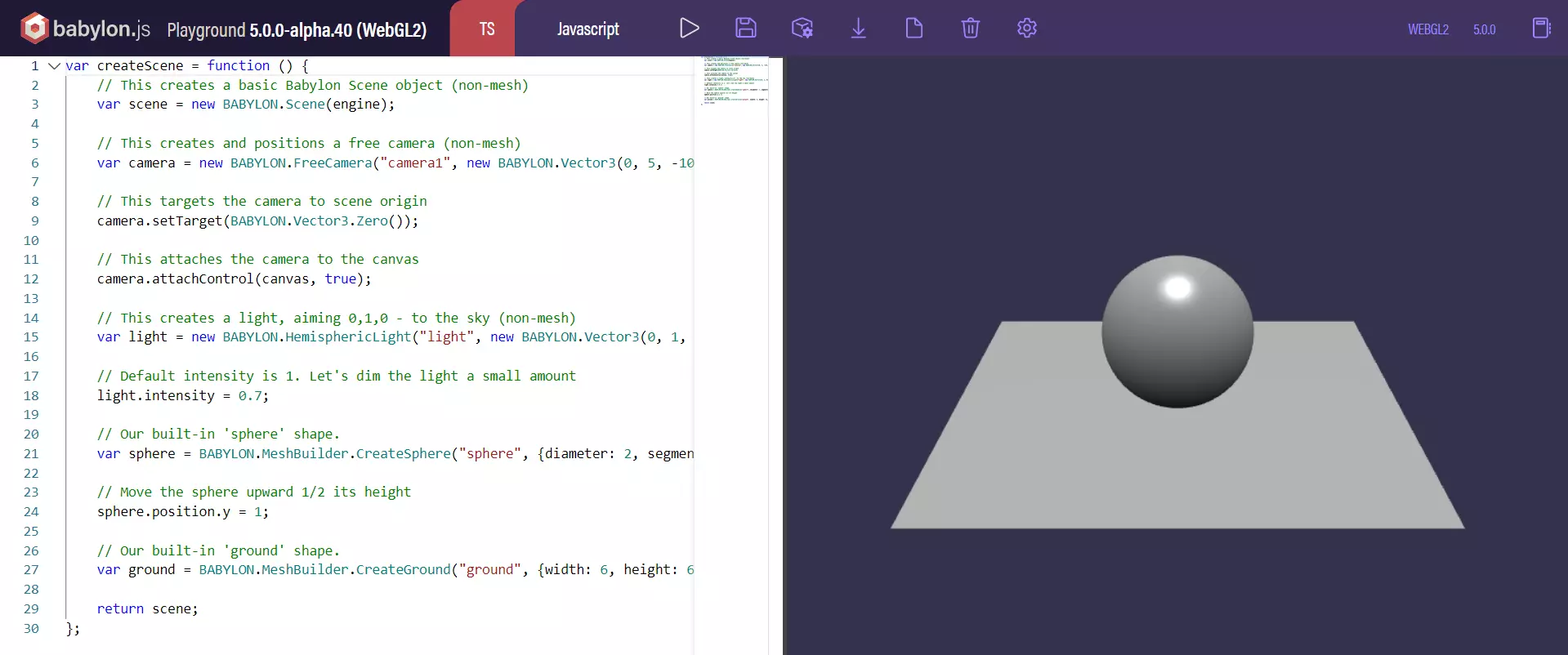 Zeintzuk dira 5 JavaScript joko-motor onenak 12798_1