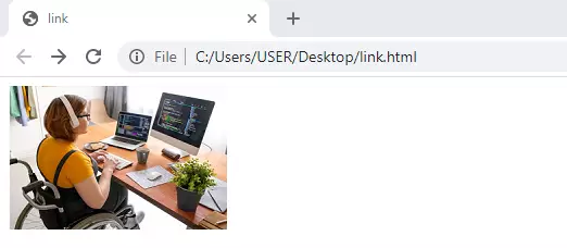 Otu esi eji ihe onyonyo dị ka njikọ na HTML 12820_7