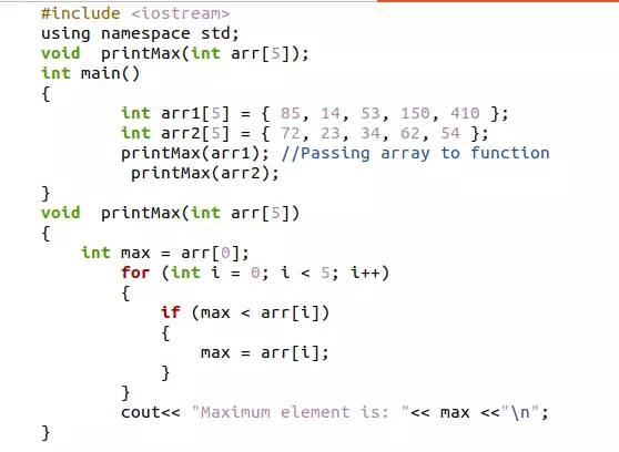 Passaggio di una matrice a una funzione C++ 12827_10
