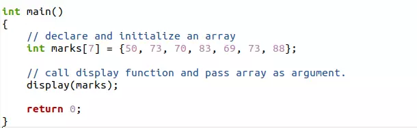 Truyền một mảng cho một hàm C ++ 12827_2
